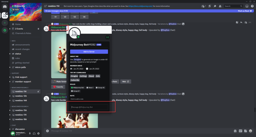 Basis Midjourney – AI Voor Studenten
